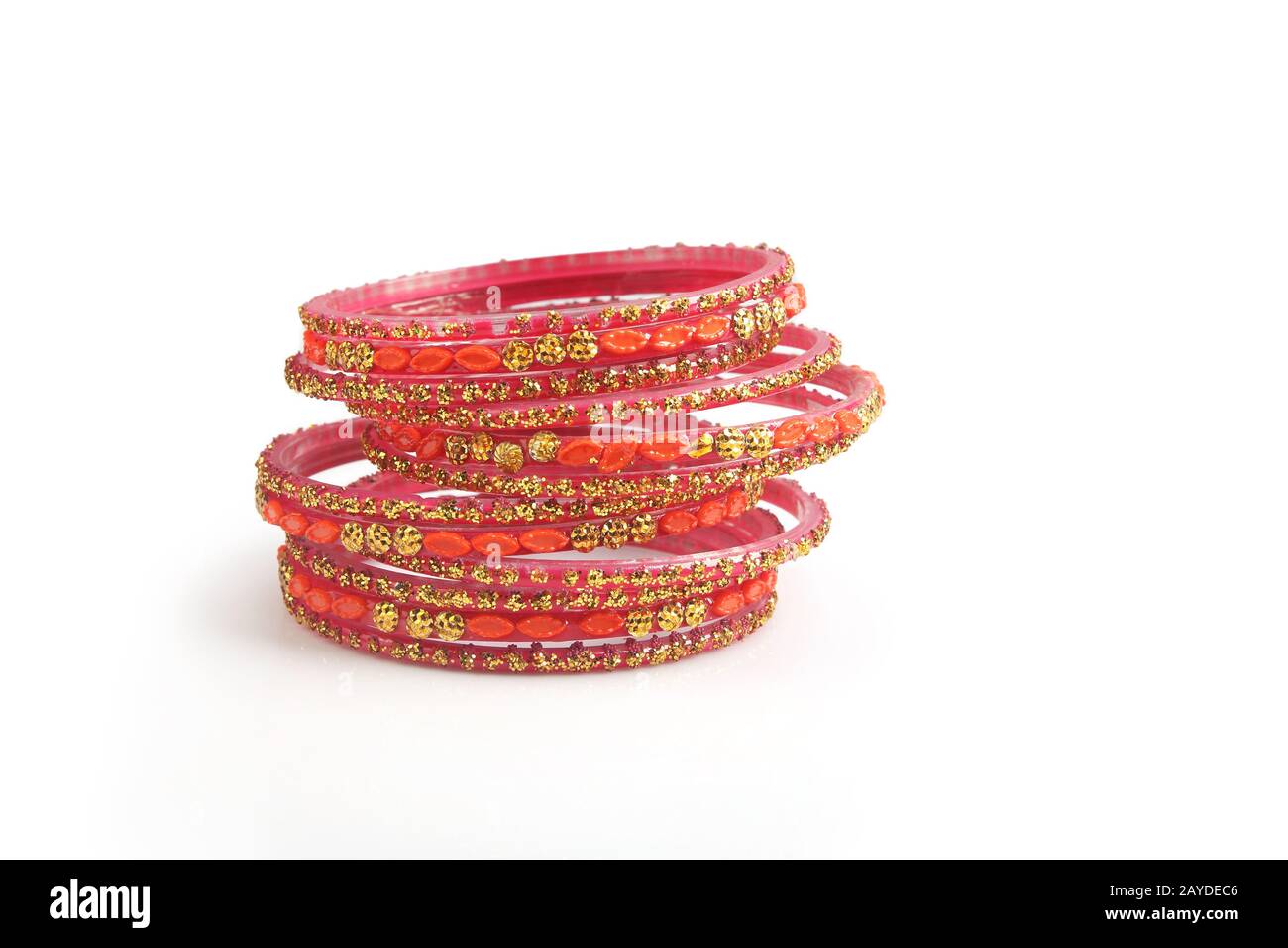 Indian traditional colorful glass bangles with unique design Stock ...