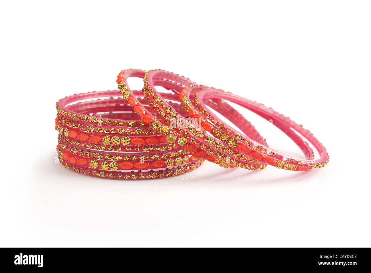 Indian traditional colorful glass bangles with unique design Stock ...