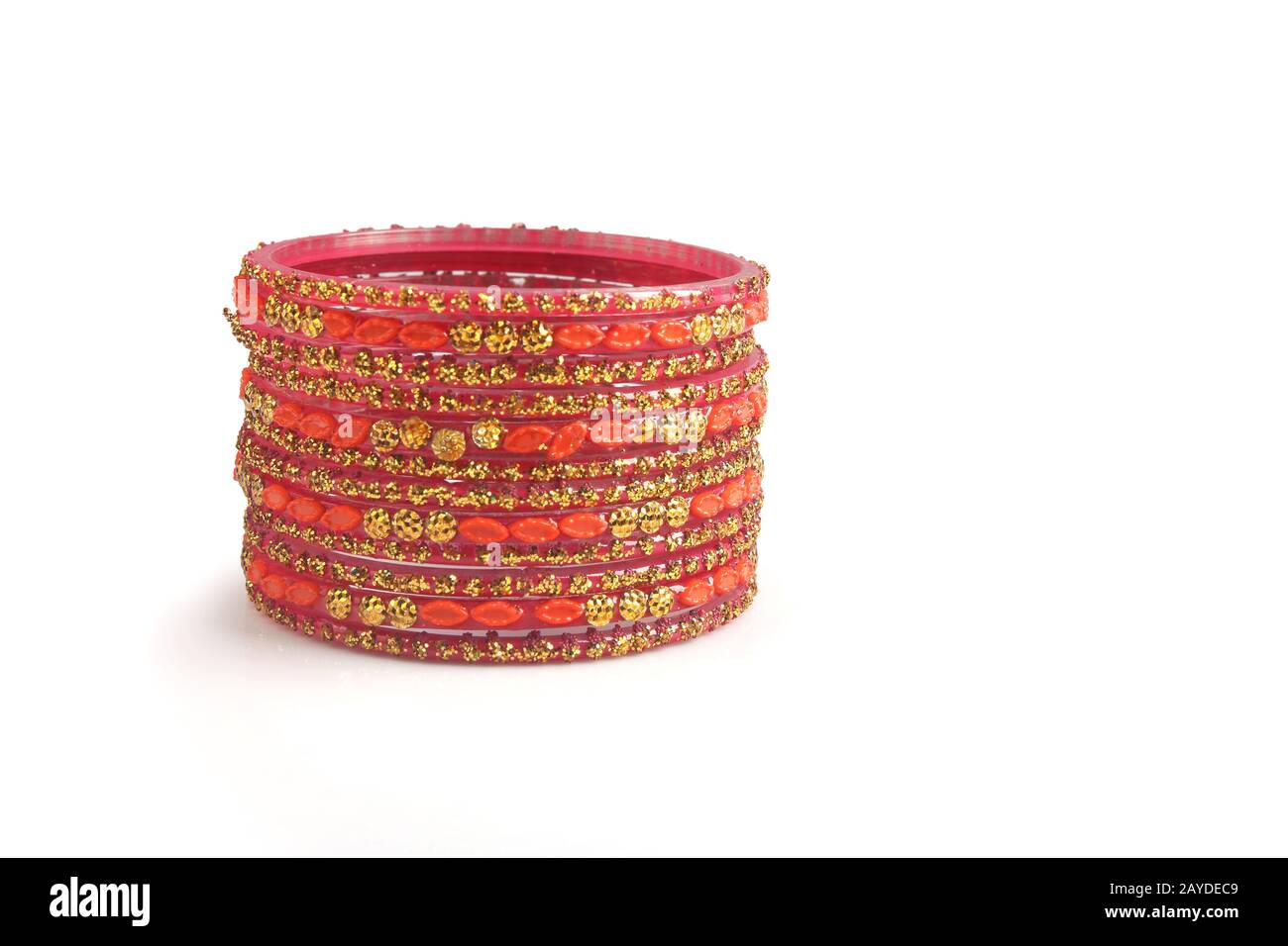 Indian traditional colorful glass bangles with unique design Stock ...