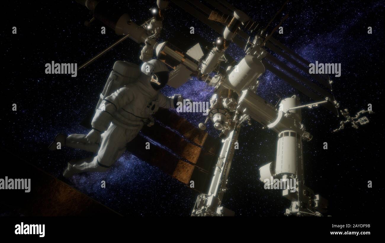 Spacewalk iss hi-res stock photography and images - Alamy