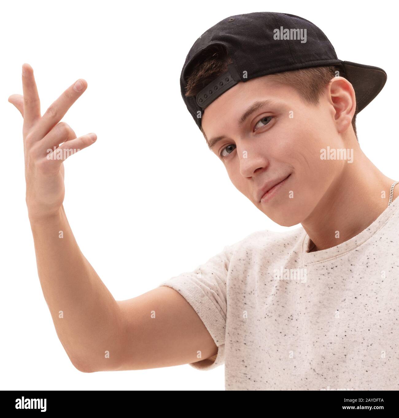 Black baseball cap hi-res stock photography and images - Alamy