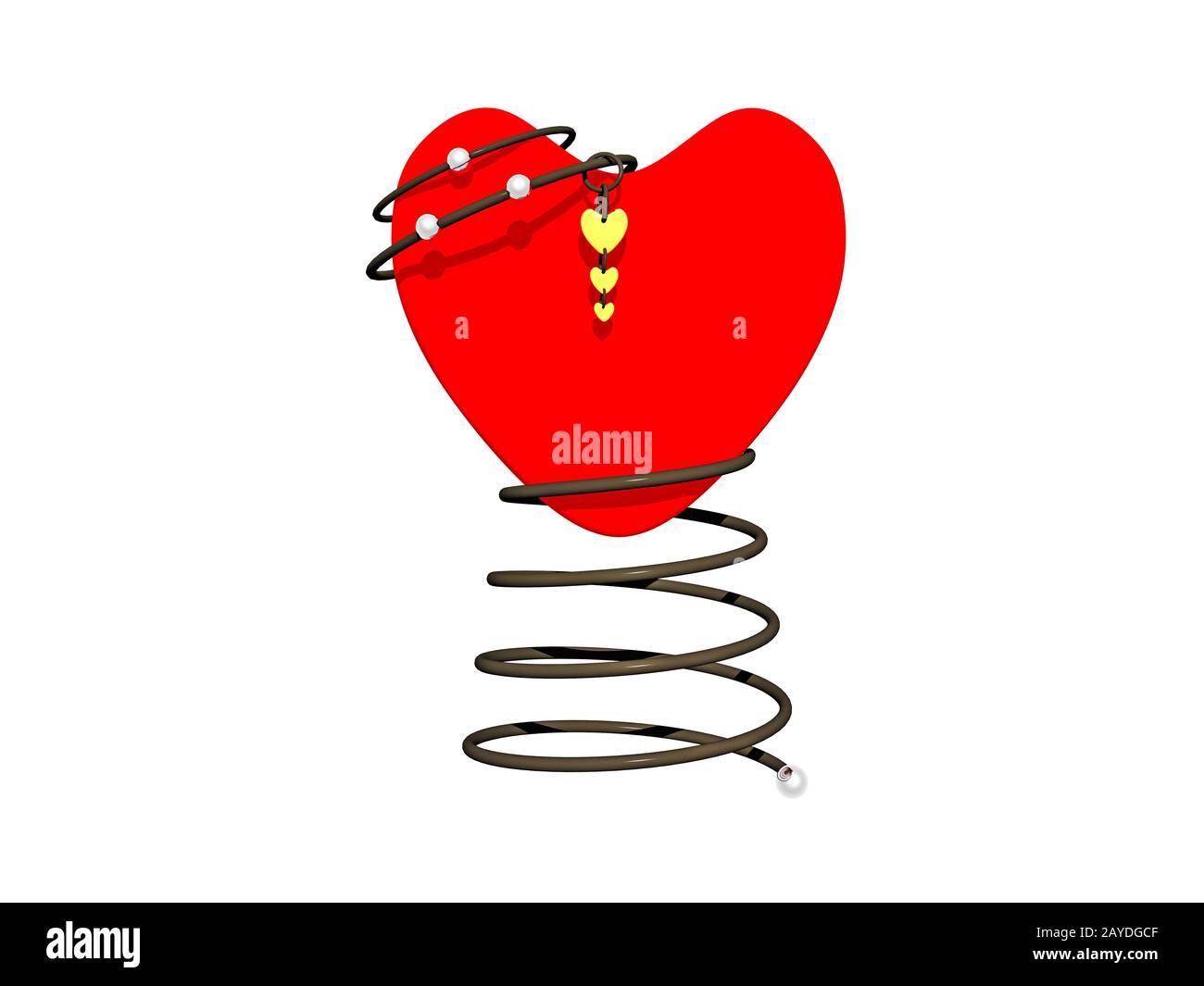 Spring heart hi-res stock photography and images - Alamy