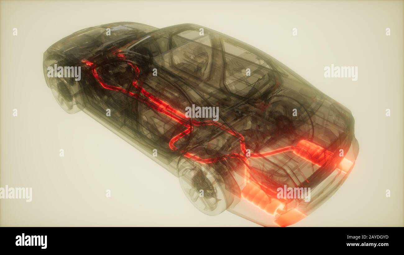 Exhaust System Visible in Car Stock Photo - Alamy