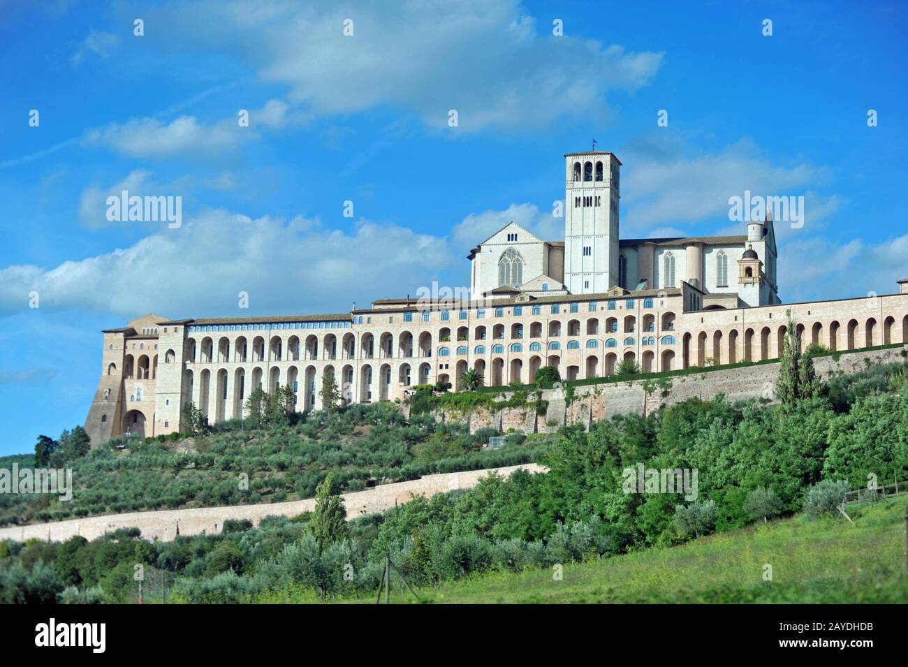 Assisi upper basilica of st francis of assisi hi-res stock photography ...