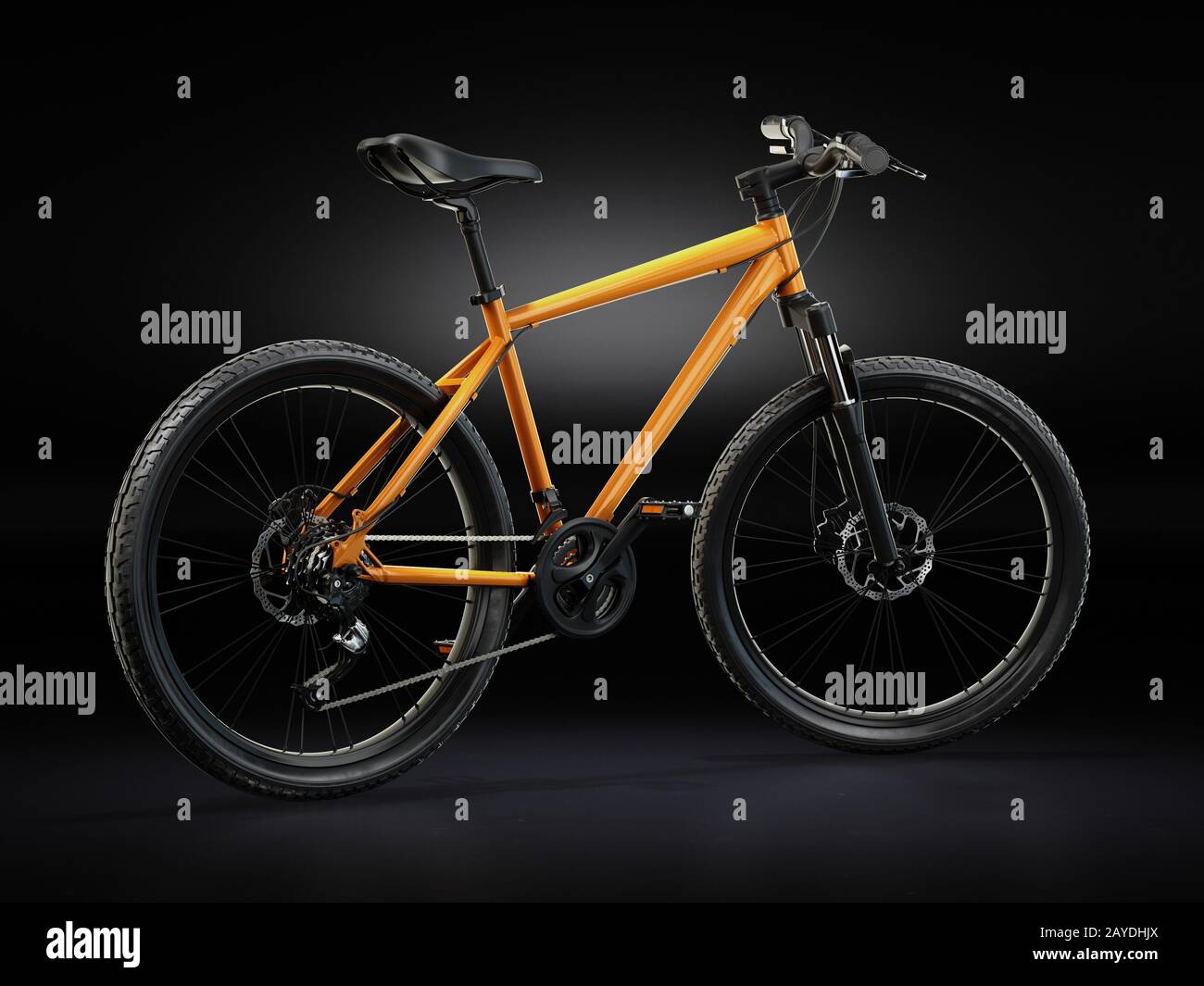 3D Rendering Mountain Bike Stock Photo - Alamy