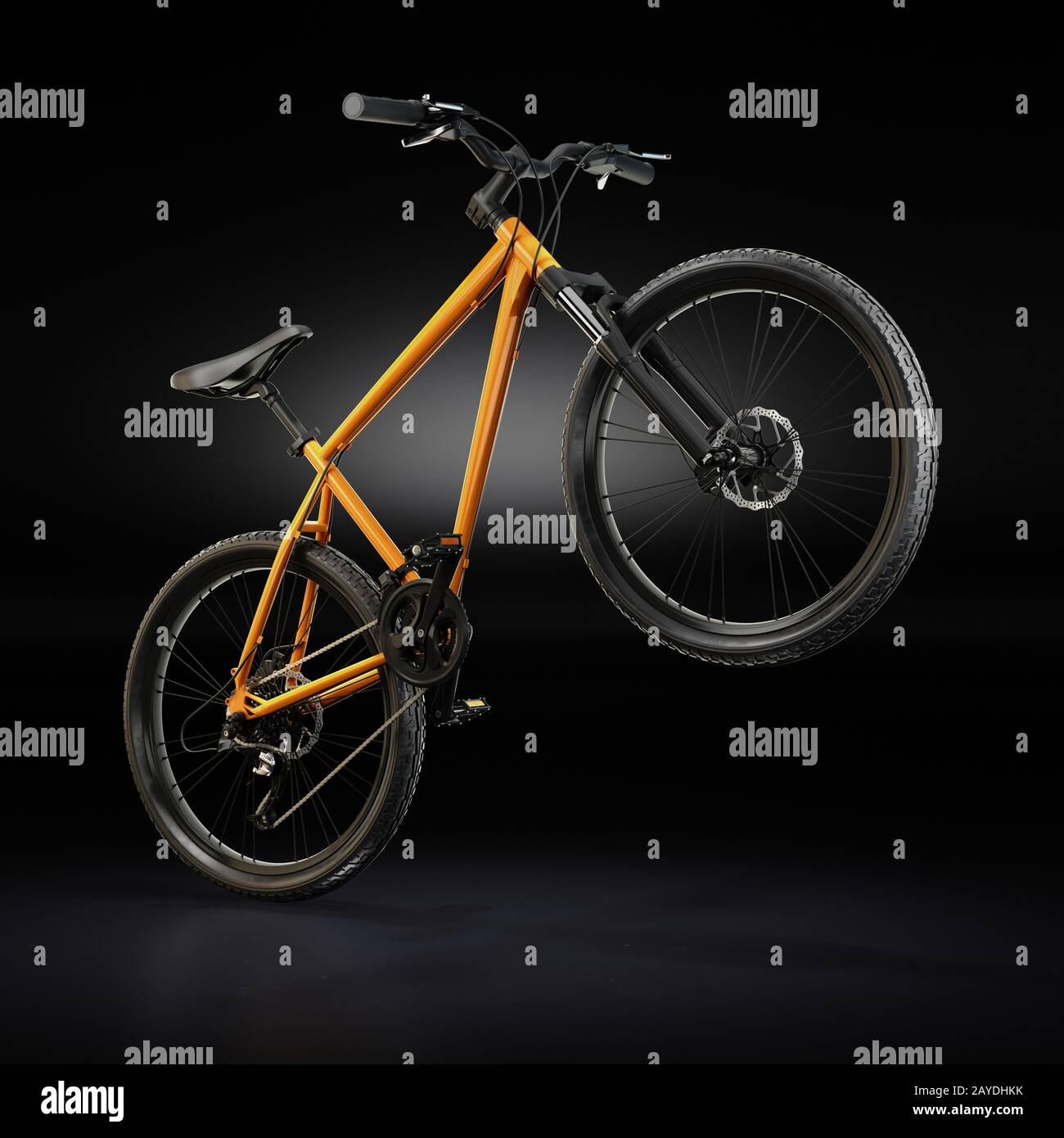 3D Rendering Mountain Bike Stock Photo - Alamy