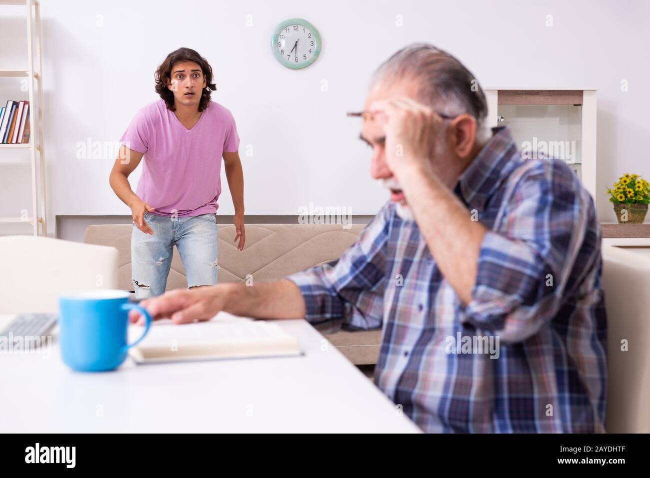 Illness grandpa hi-res stock photography and images - Alamy