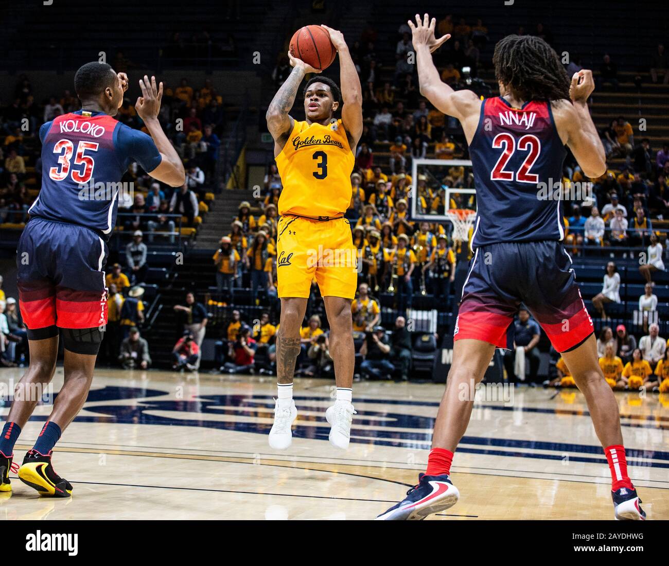 Hass Pavilion Berkeley Calif, USA. 13th Feb, 2020. CA U.S.A. California ...
