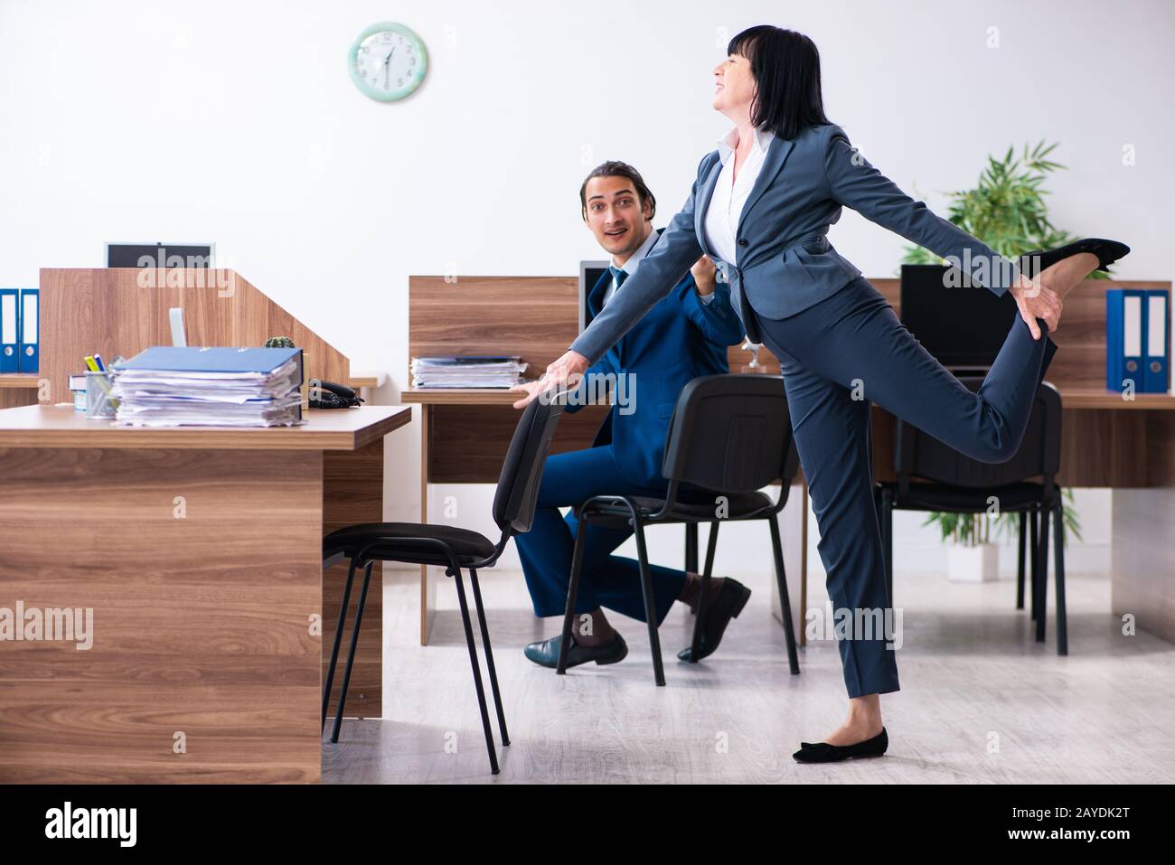 Company employees relaxation hi-res stock photography and images - Alamy