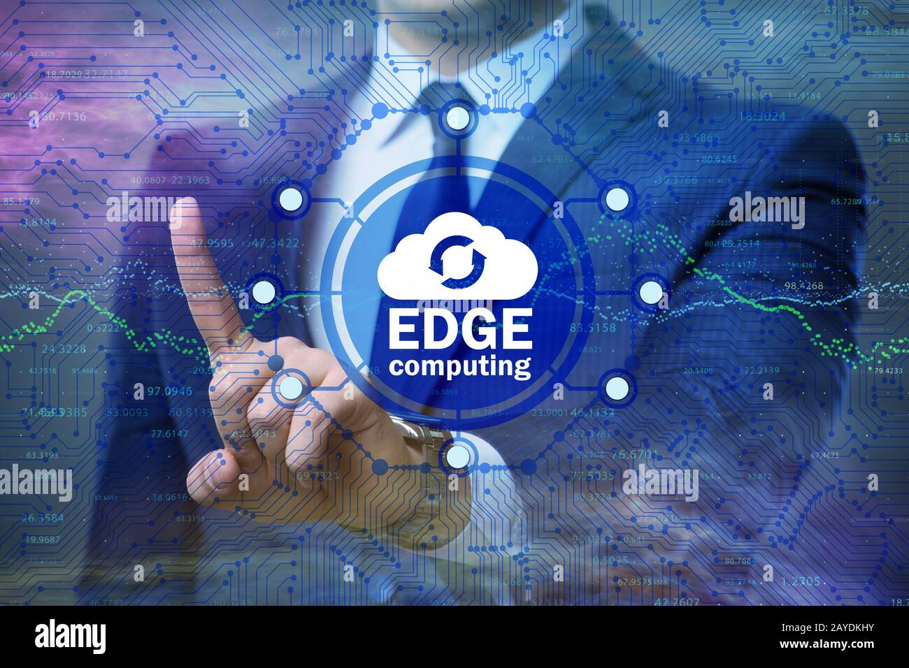 Fog and edge cloud computing concept Stock Photo - Alamy
