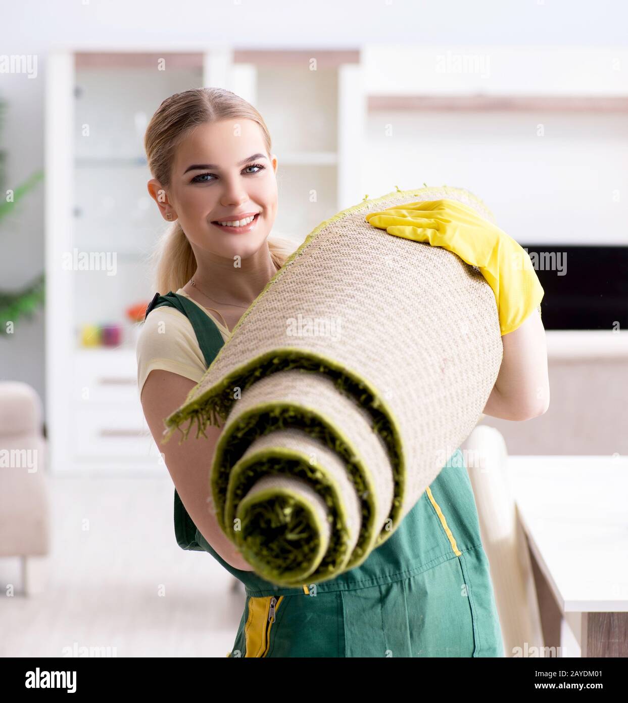 Carrying dry cleaning hi-res stock photography and images - Alamy