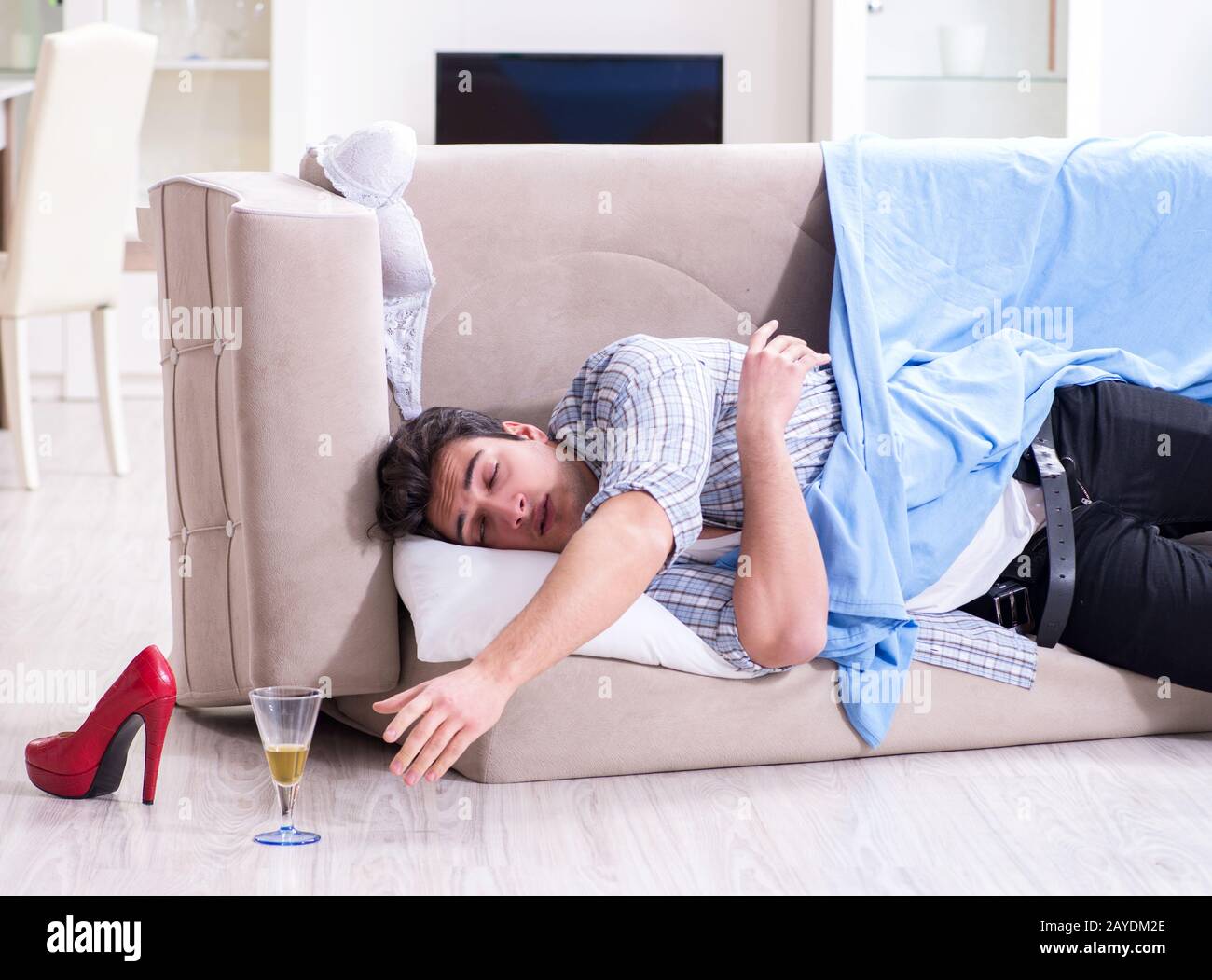 House party mess hi-res stock photography and images - Alamy