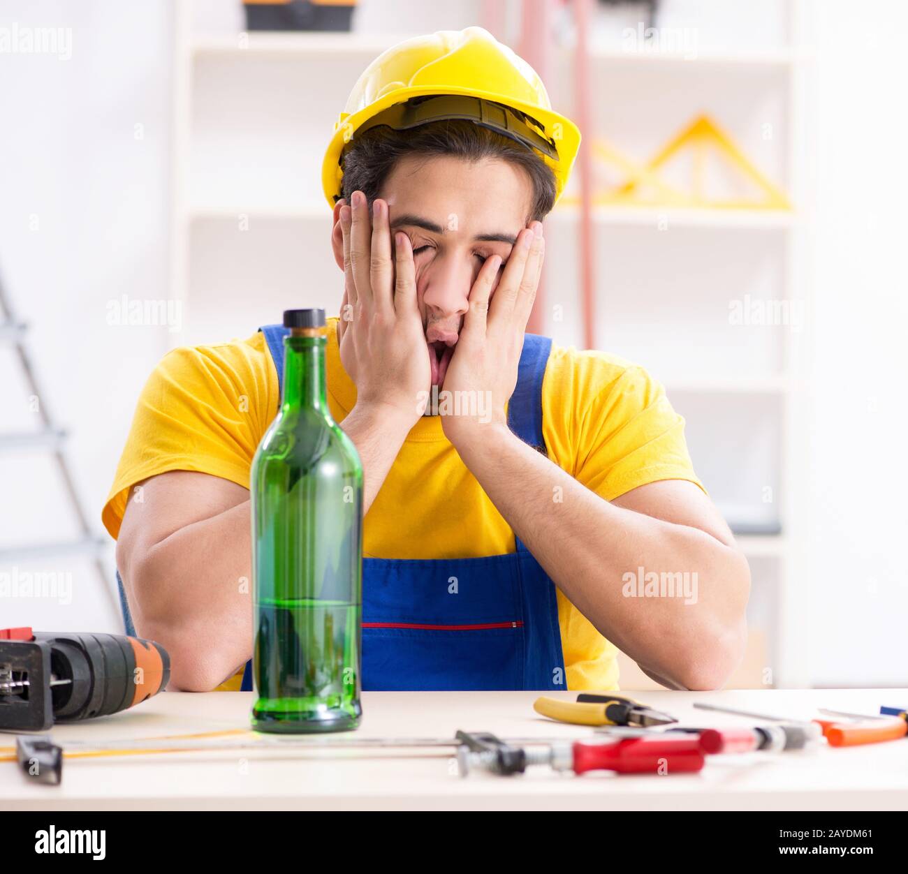 Mechanic sleeping hi-res stock photography and images - Alamy