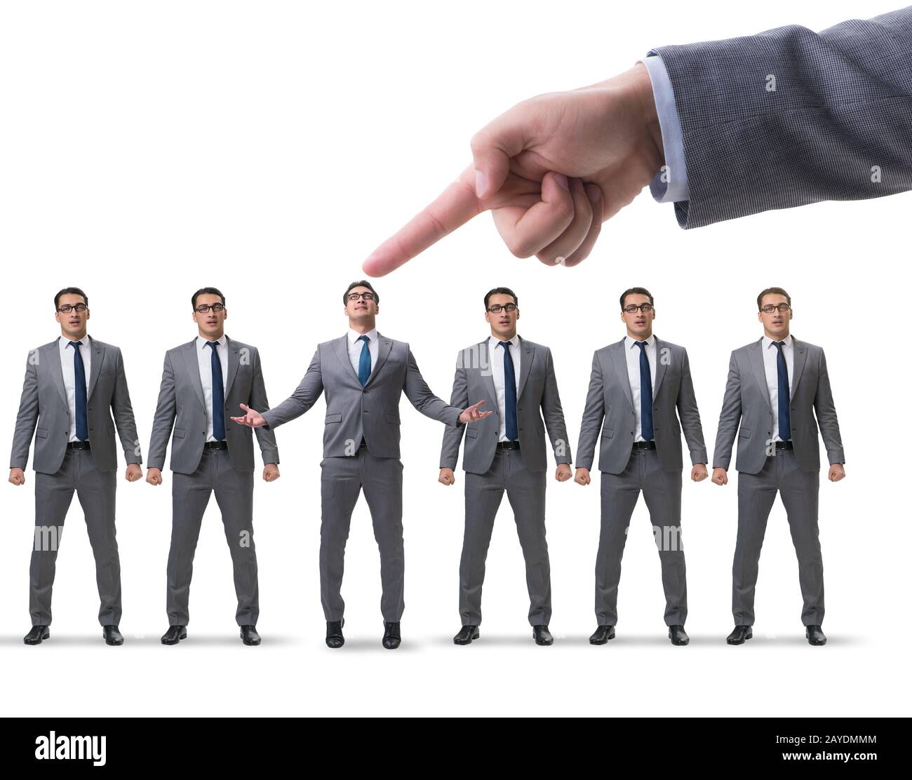 Concept choosing best candidate Cut Out Stock Images & Pictures - Alamy