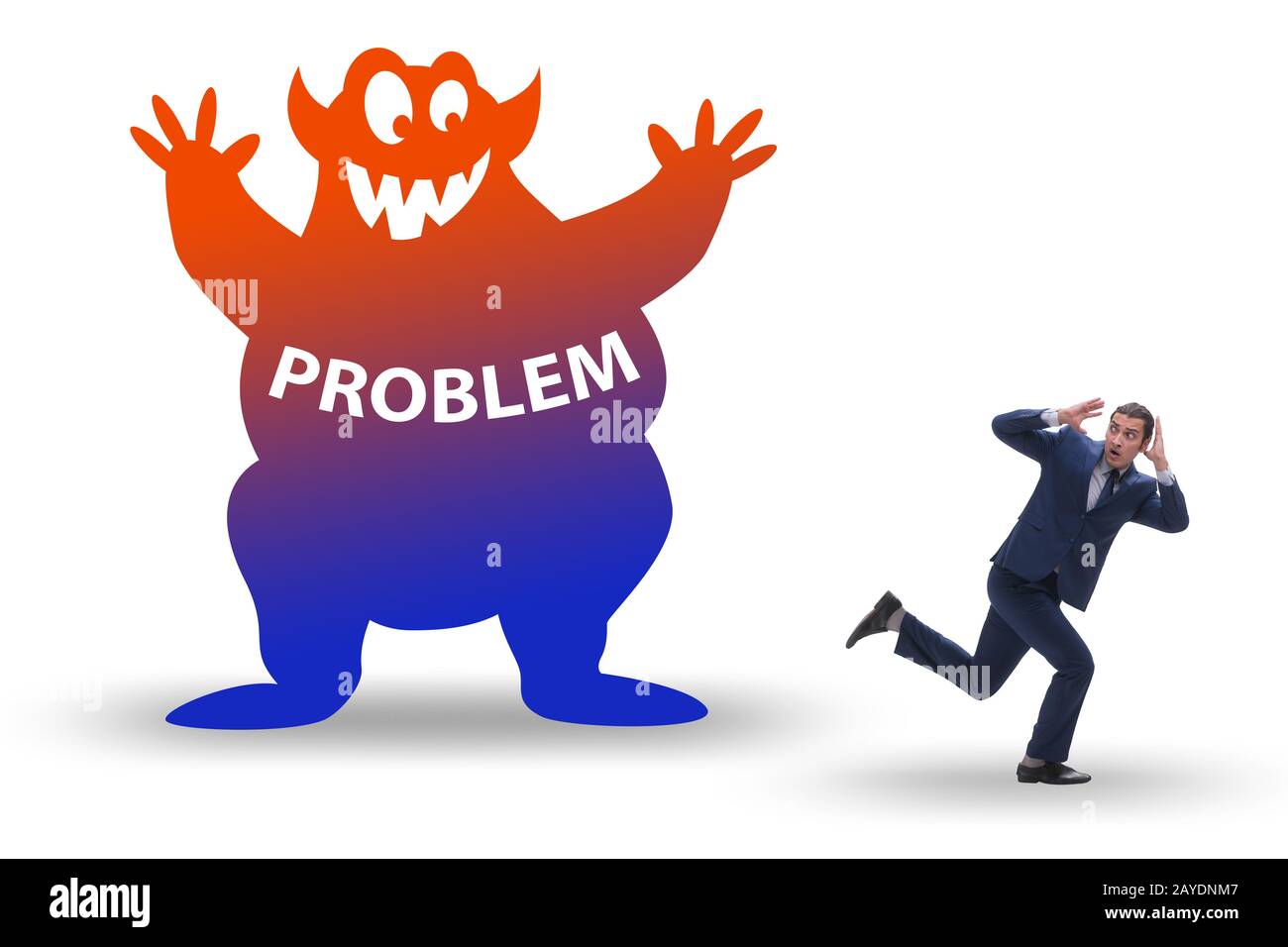 Big problem Cut Out Stock Images & Pictures - Alamy