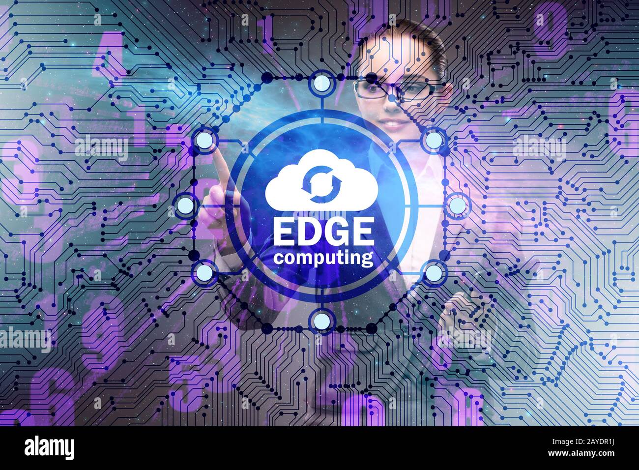 Fog and edge cloud computing concept Stock Photo - Alamy