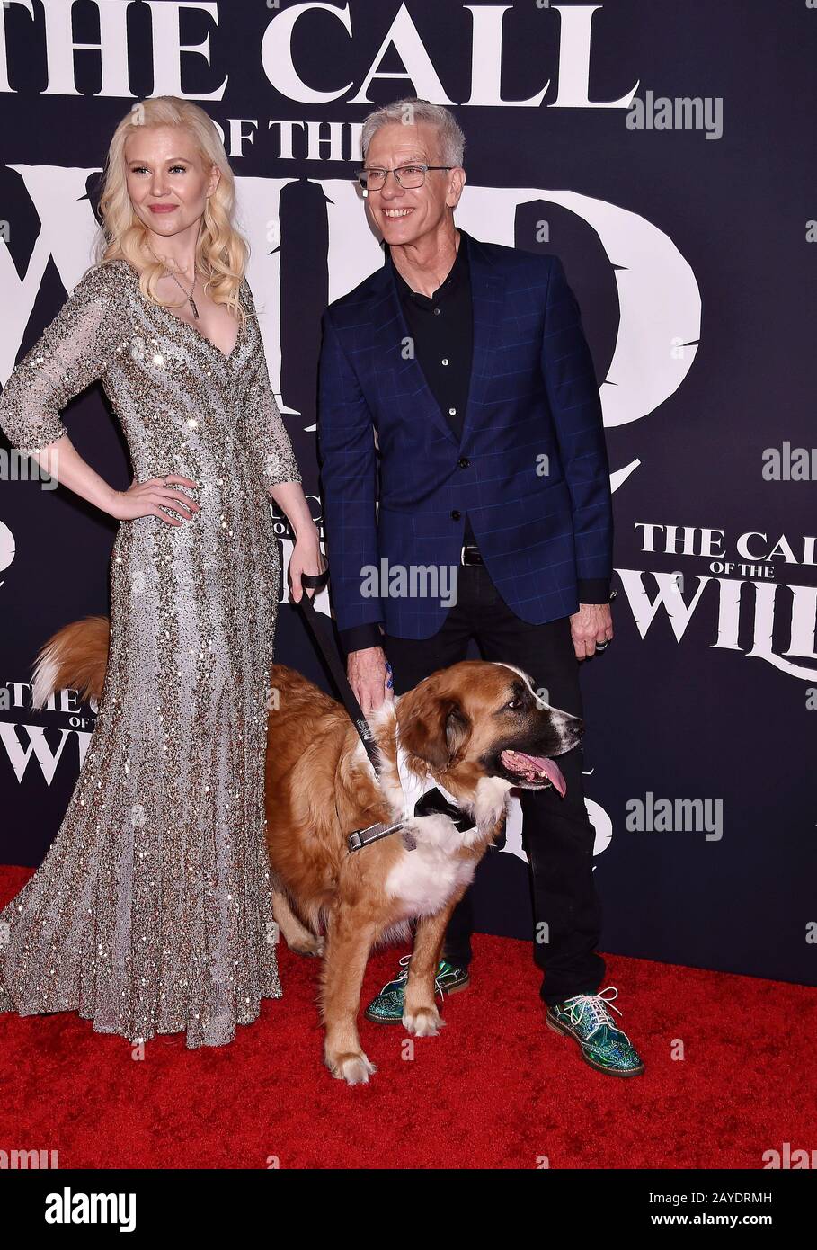 HOLLYWOOD, CA - FEBRUARY 13: (L-R) Jessica Steele-Sanders, Buckley and Director Chris Sanders ...