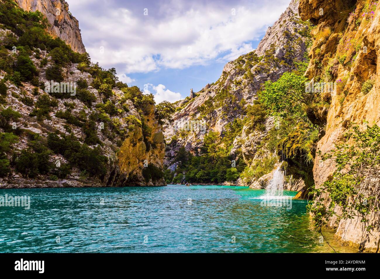 The Limestone Canyon Verdon Stock Photo - Alamy