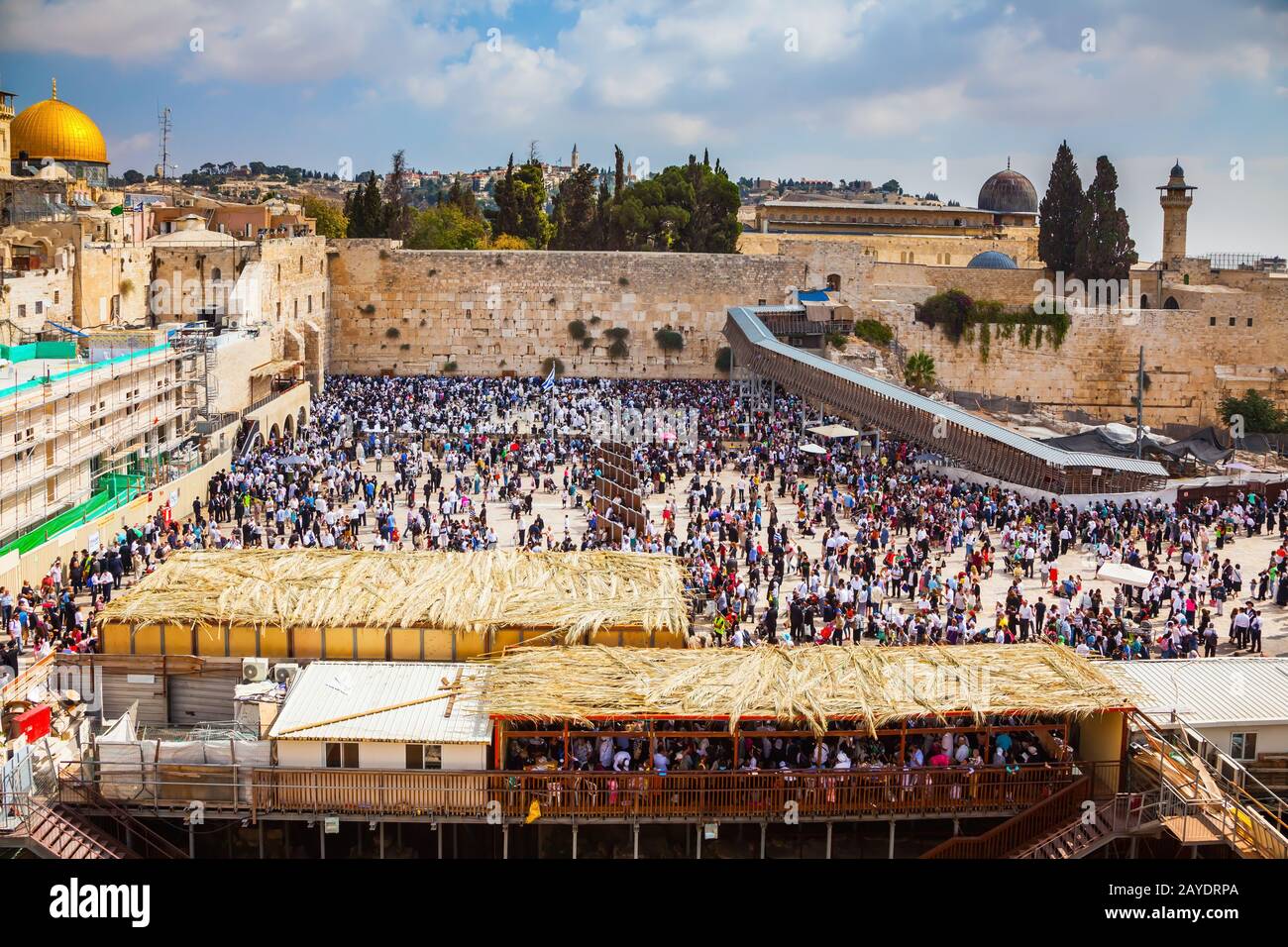 The huge crowd for a prayer Stock Photo - Alamy