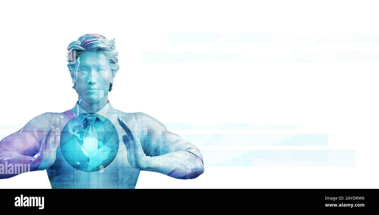 Global Technology Concept Stock Photo - Alamy