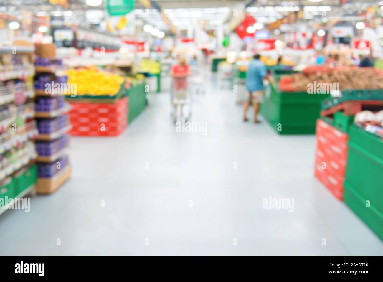 Market shop and supermarket interior Stock Photo - Alamy