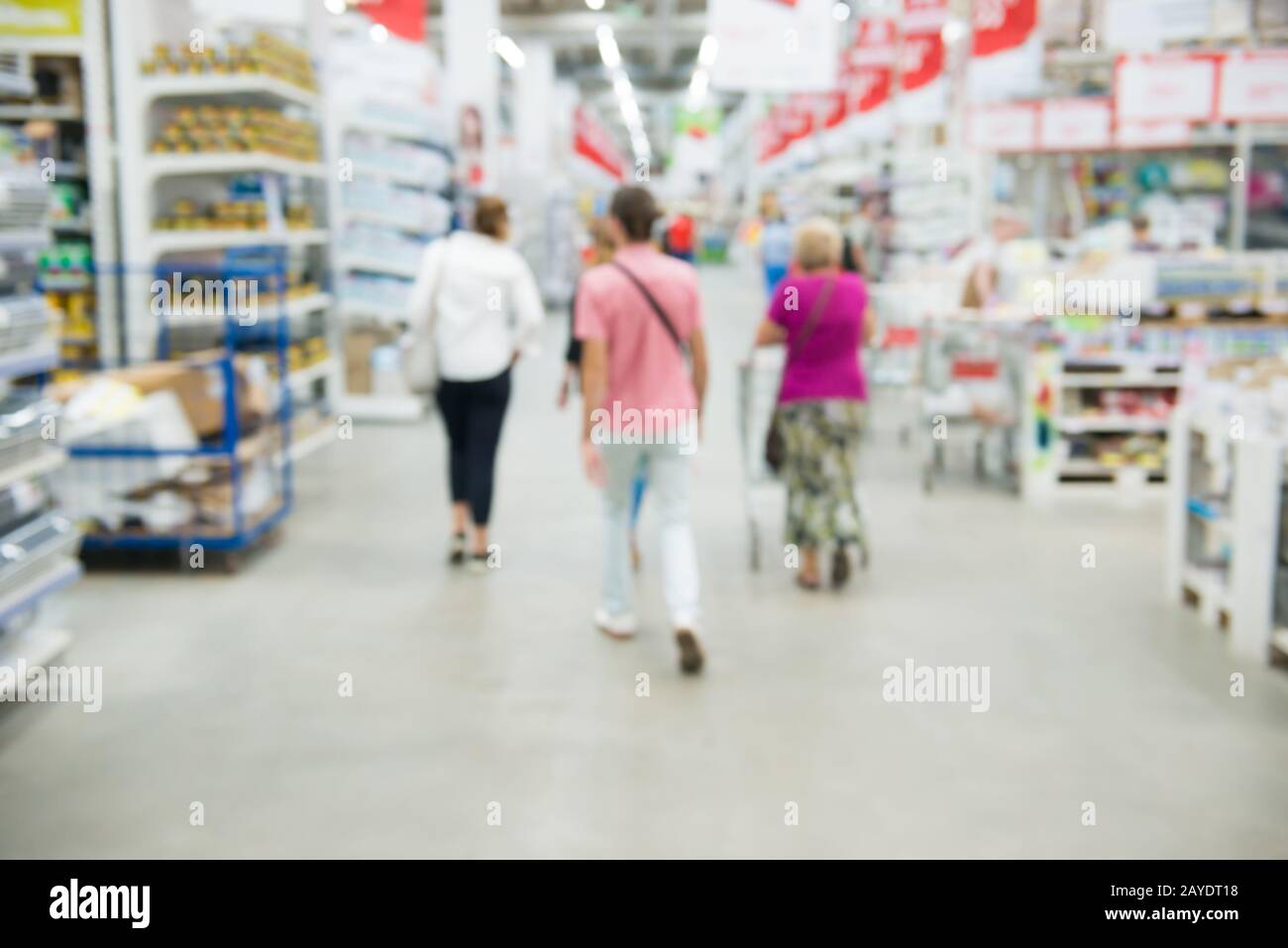 Market shop and supermarket interior Stock Photo - Alamy