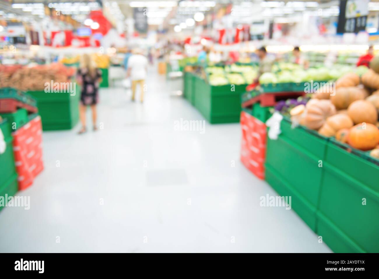 Market shop and supermarket interior Stock Photo - Alamy