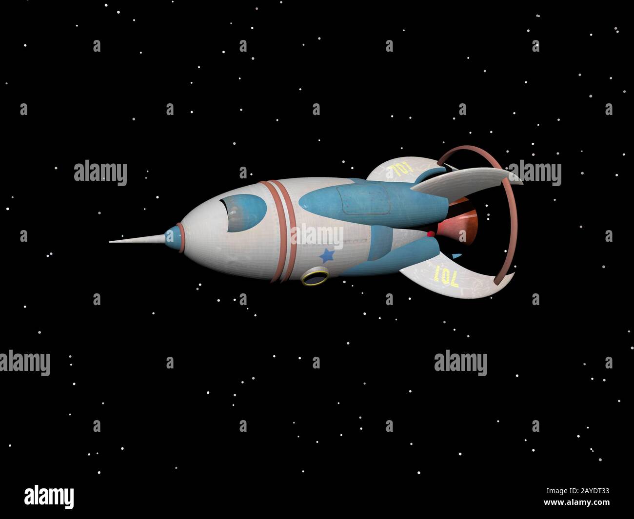 Cartoon spaceship hi-res stock photography and images - Alamy
