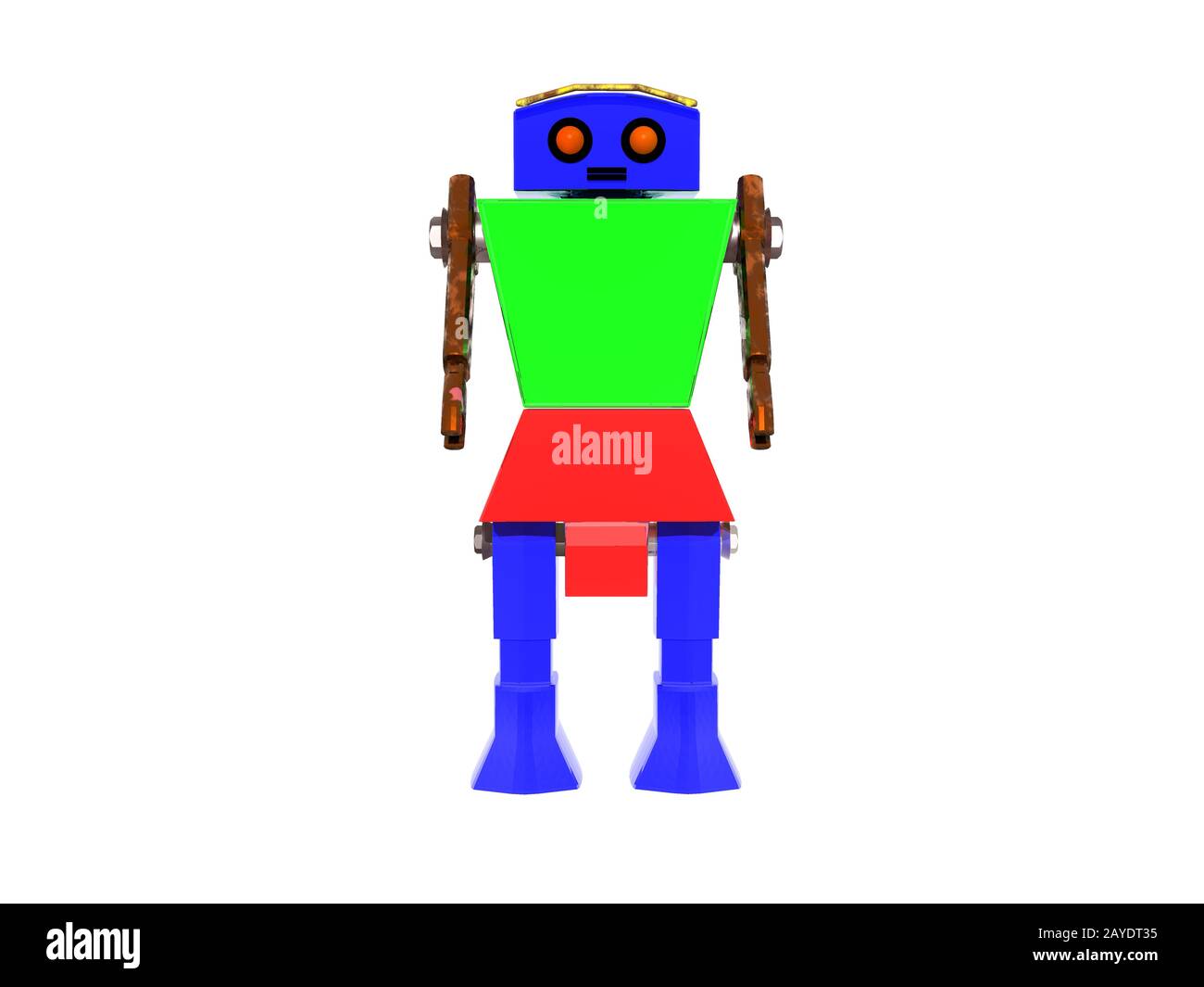 colorful toy robot Stock Photo - Alamy