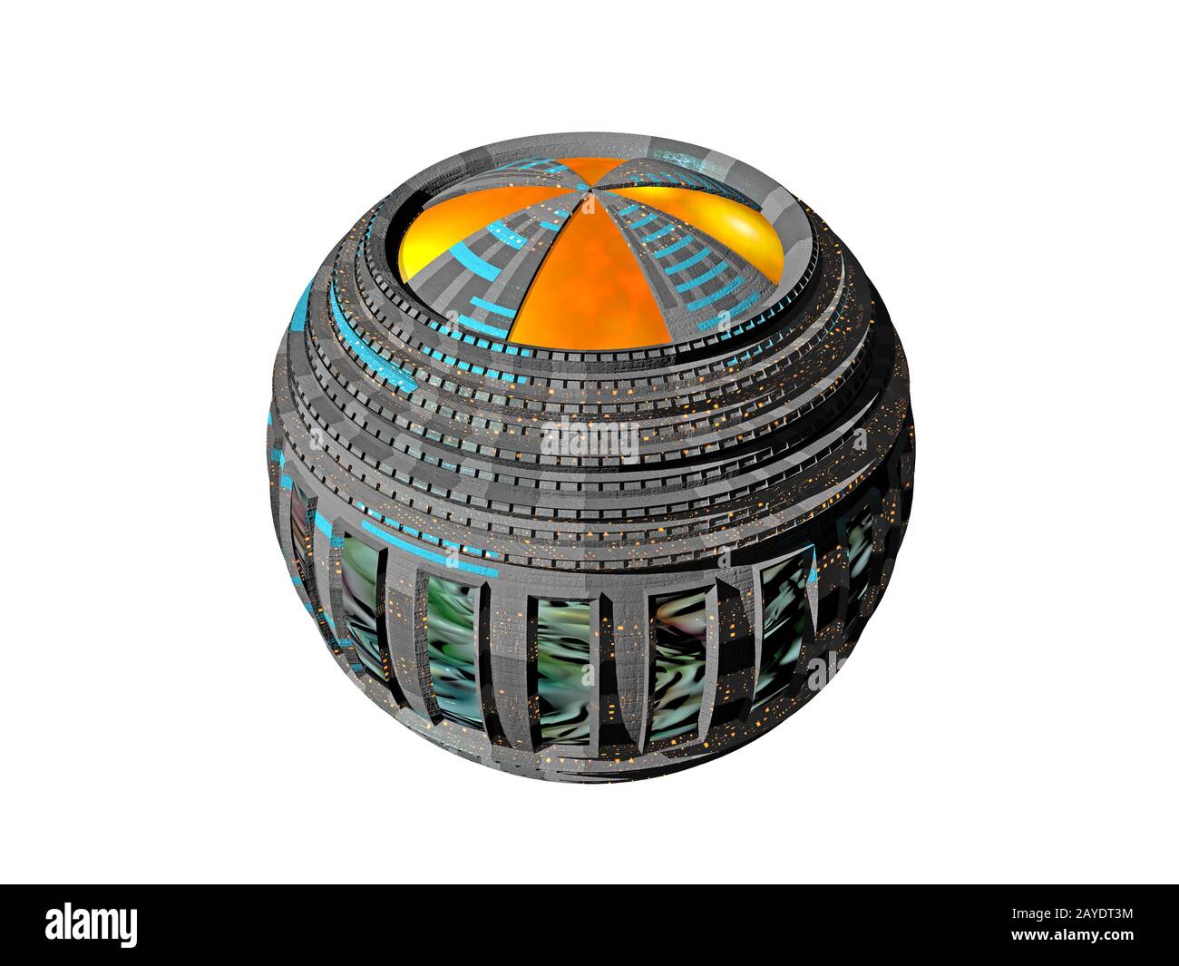 futuristic spherical sphere Stock Photo - Alamy