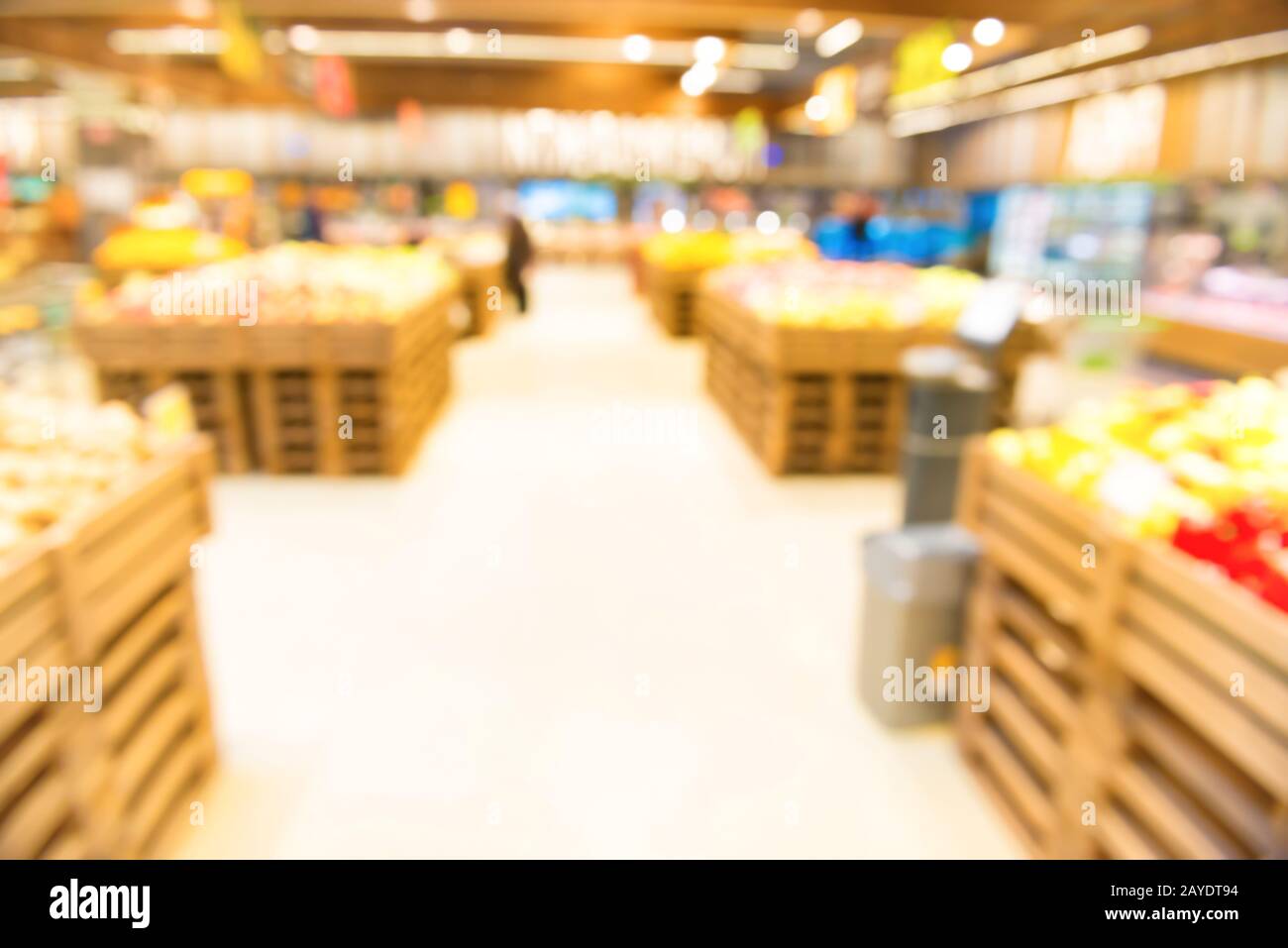 Vegetable section interior Stock Photo - Alamy