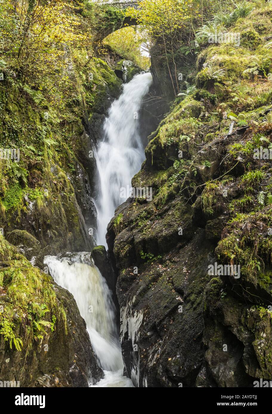 Lake District - Aira Force Waterfalls Stock Photo - Alamy