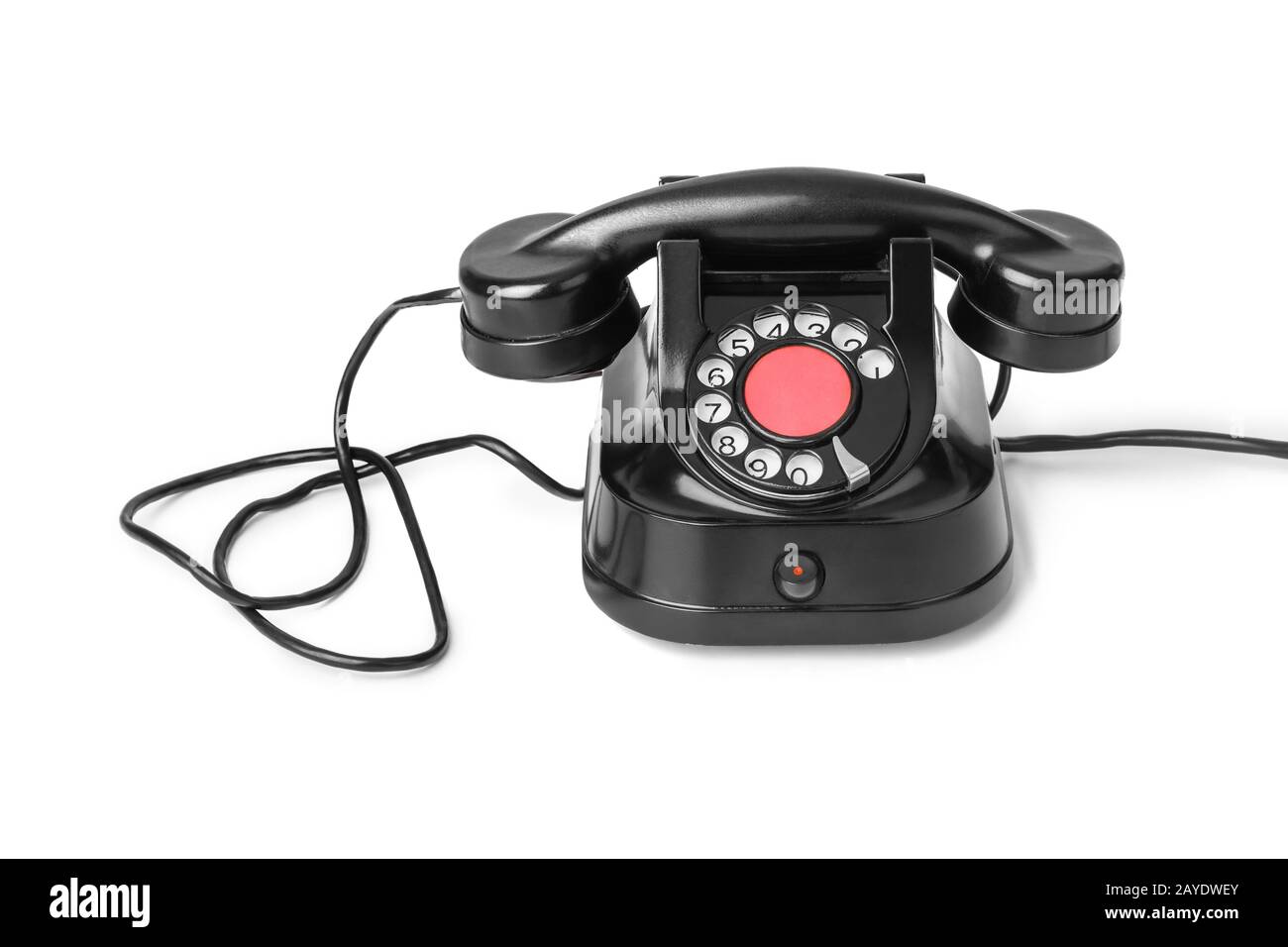 Old vintage disc telephone hi-res stock photography and images - Alamy