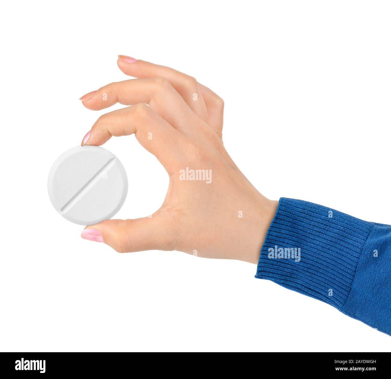 Doctor hand holding big pill hi-res stock photography and images - Alamy