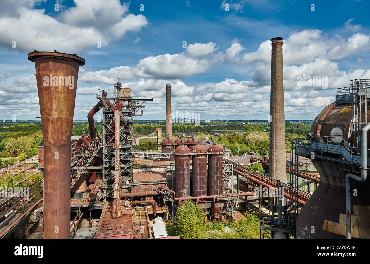 Industrial factory in Duisburg, Germany Stock Photo - Alamy