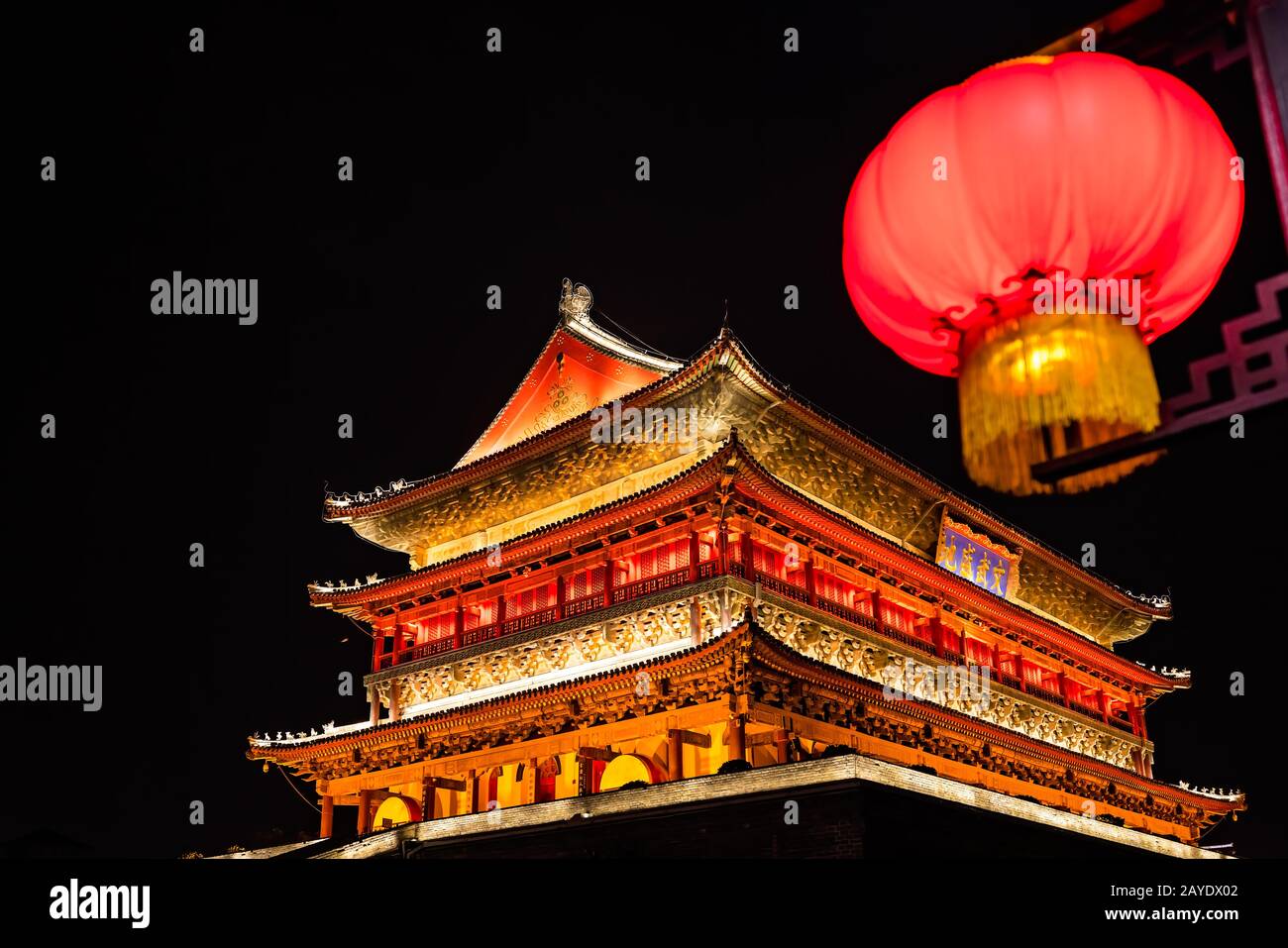 Bell tower square xi'an hi-res stock photography and images - Alamy