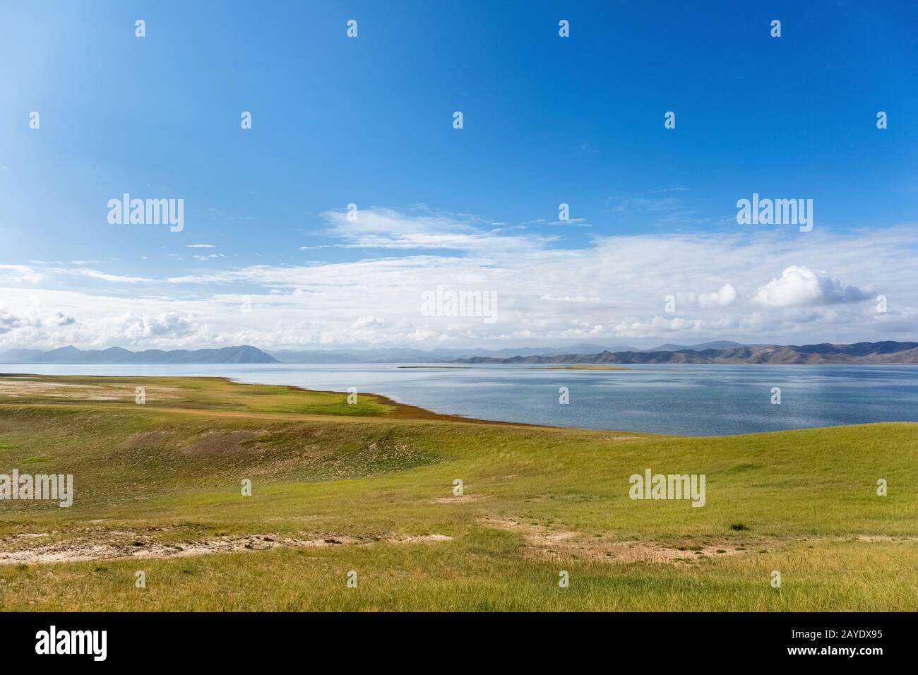 beautiful plateau lake landscape Stock Photo - Alamy
