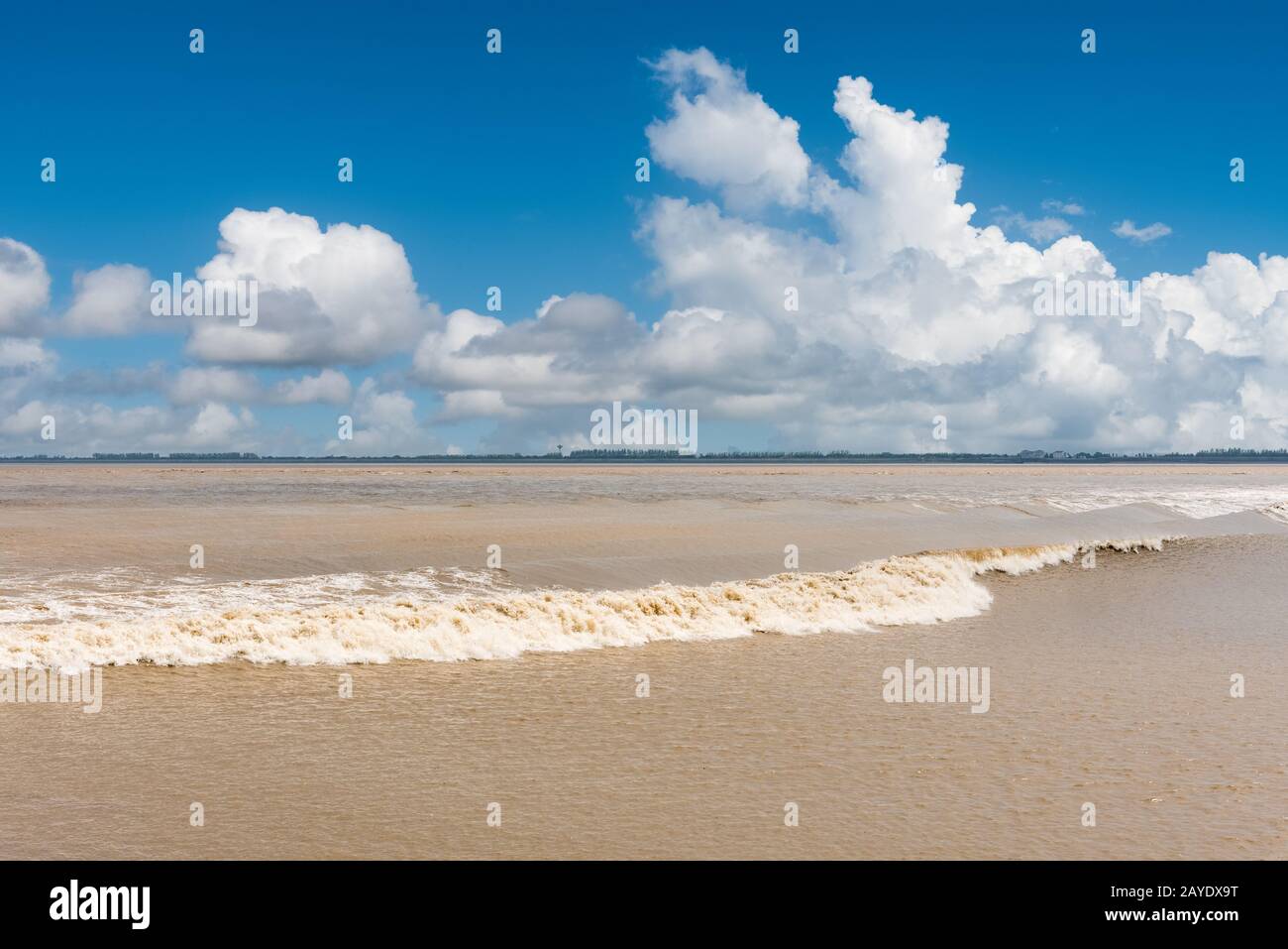River running into the sea hi-res stock photography and images - Alamy