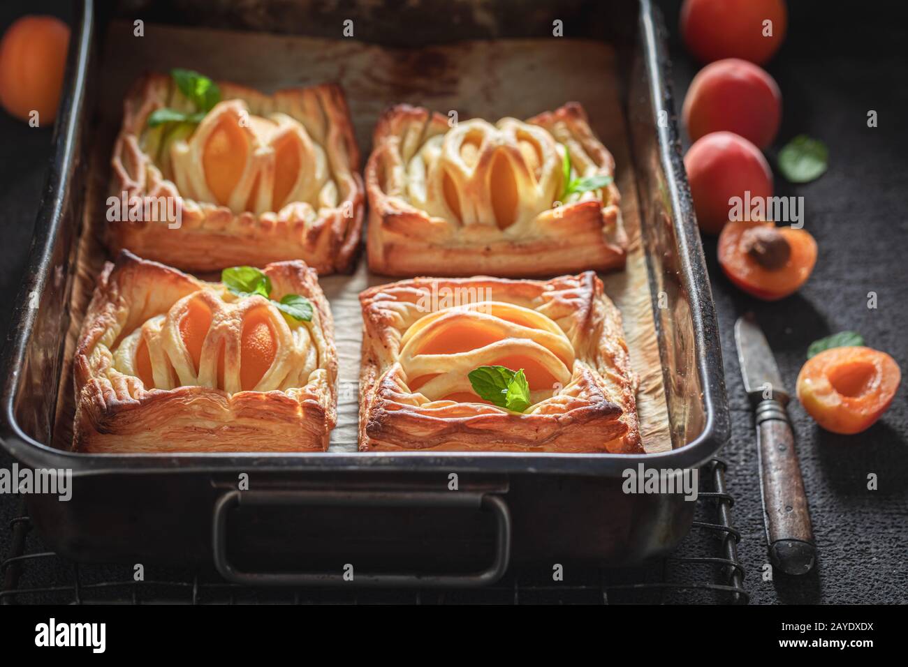 Tasty puff pastry made in a unique way Stock Photo - Alamy