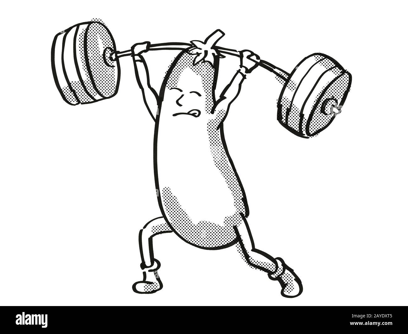 Weightlifter illustration vintage hi-res stock photography and images ...