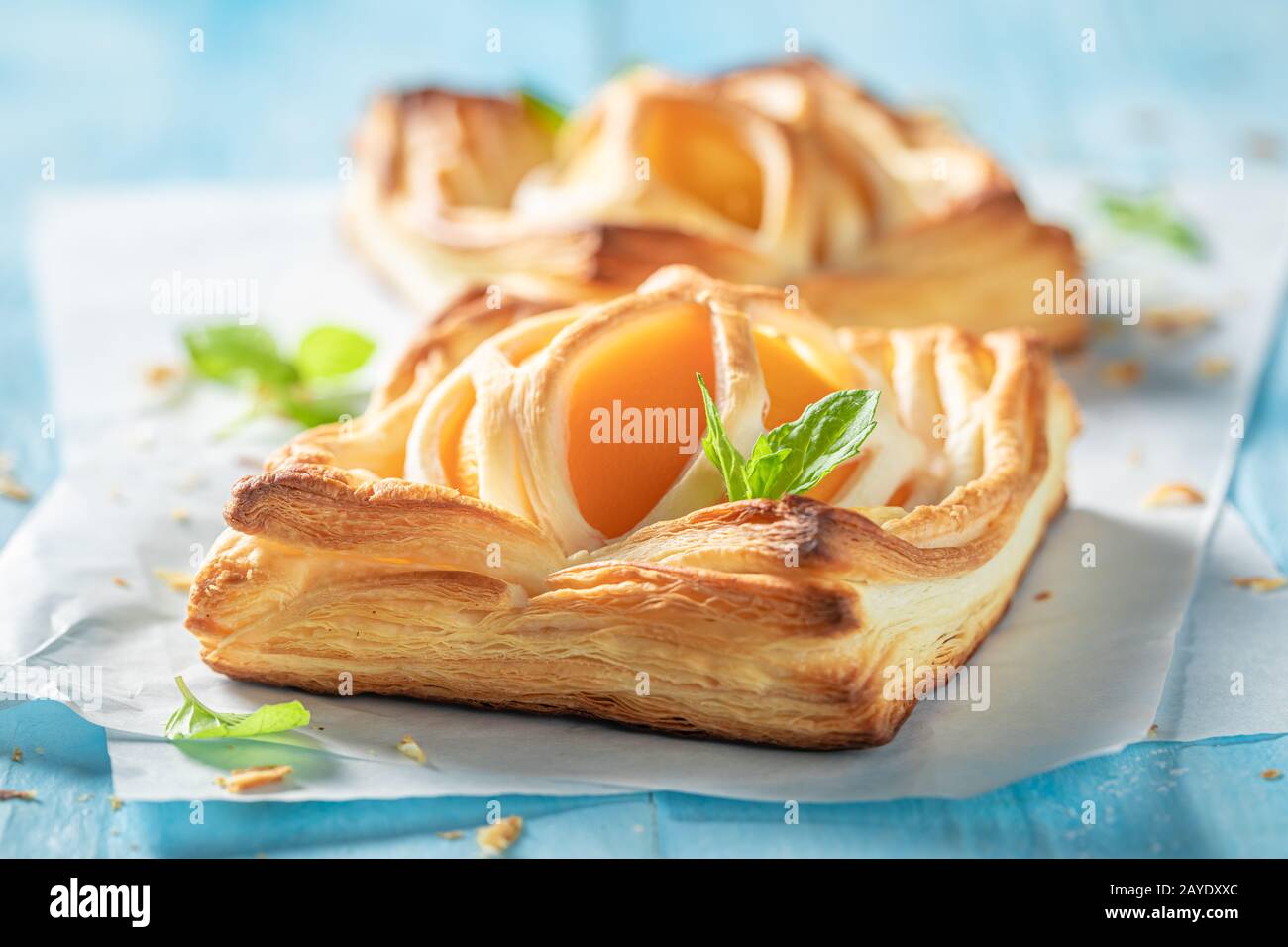 Yummy puff pastry made in a unique way Stock Photo - Alamy
