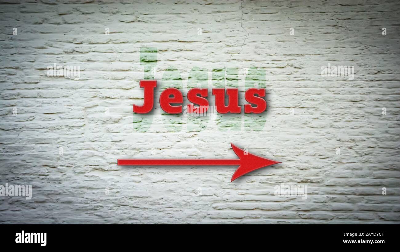 Street Sign to Jesus Stock Photo - Alamy