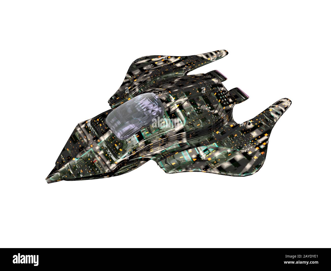 Spaceship in space Stock Photo - Alamy