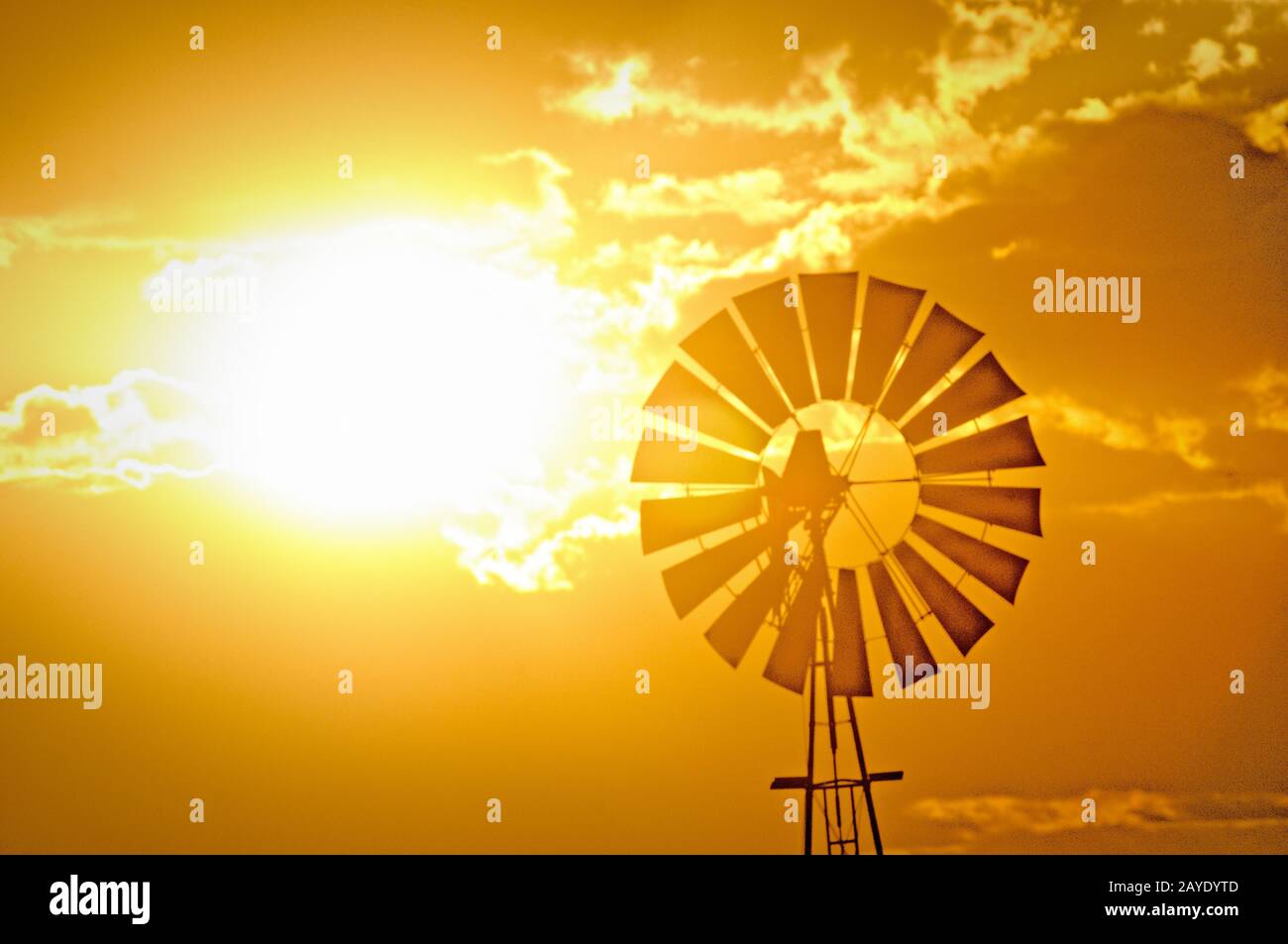 Energies sun wind Stock Photo - Alamy
