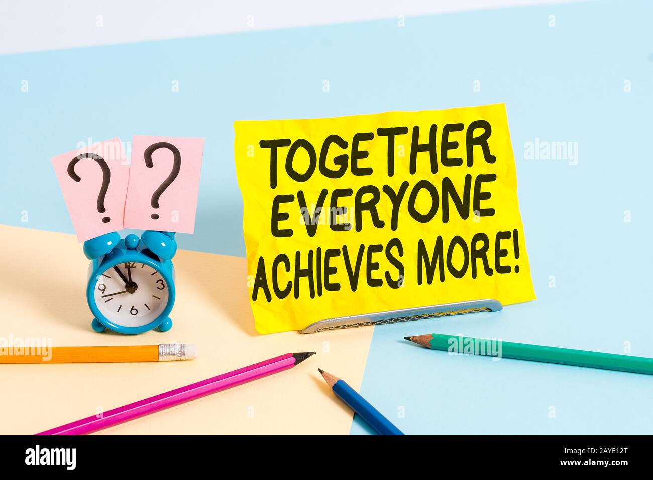Together everyone achieves more hi-res stock photography and images - Alamy