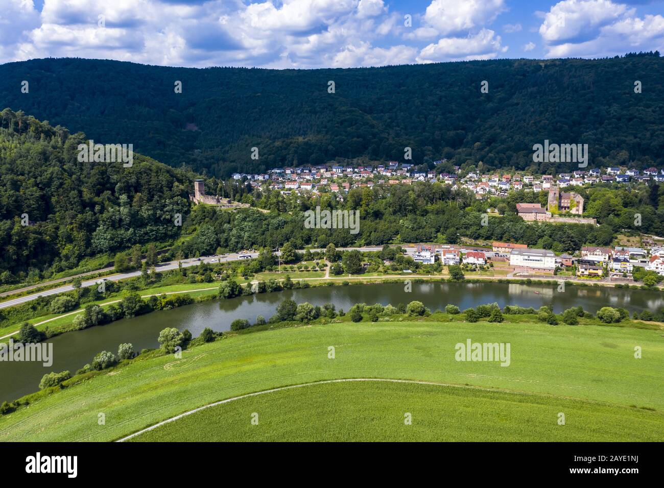 Castles of neckarsteinach High Resolution Stock Photography and Images ...