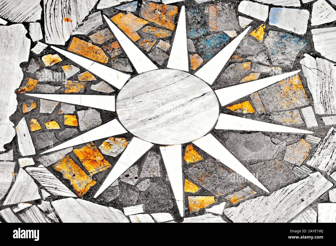 Sun in marble Stock Photo - Alamy