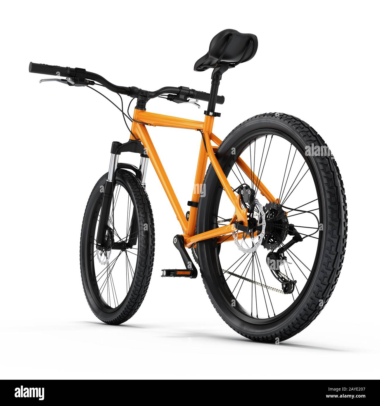 3D Rendering Mountain Bike Stock Photo - Alamy