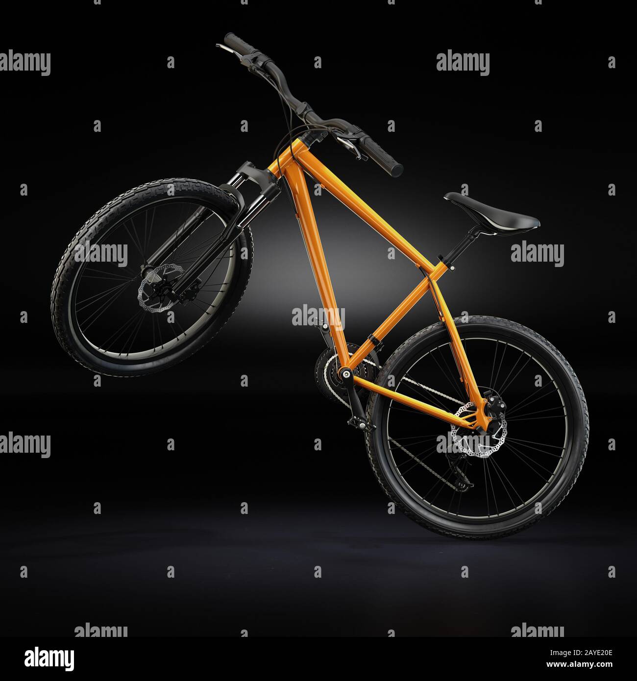 3D Rendering Mountain Bike Stock Photo - Alamy