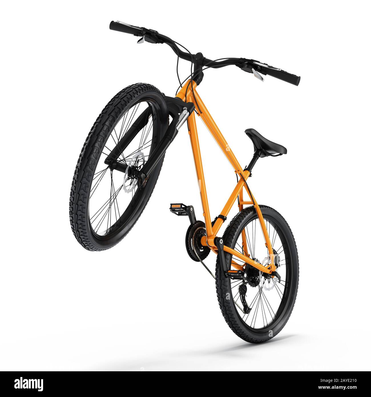 3D Rendering Mountain Bike Stock Photo - Alamy